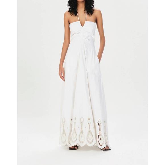 MARIA CHER | Dresses | New Maria Cher Balcarce Tori Maxi Dress In Ecru ...
